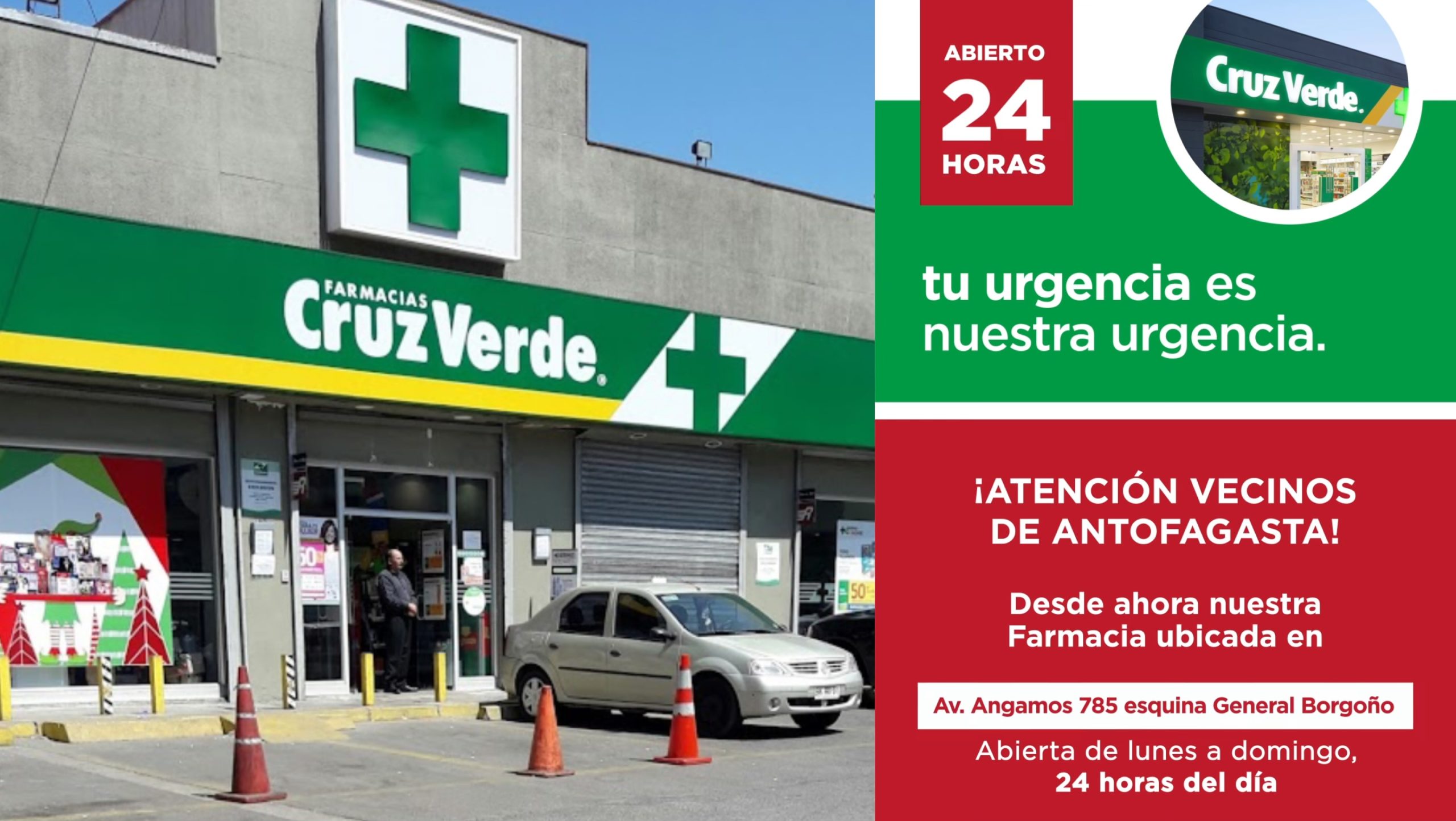 Farmacias Cruz Verde anuncia que una de sus sucursales en Antofagasta ...